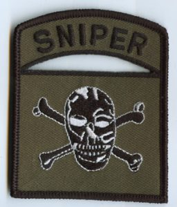 Sniper Skull Patch OD – MACV-SOG