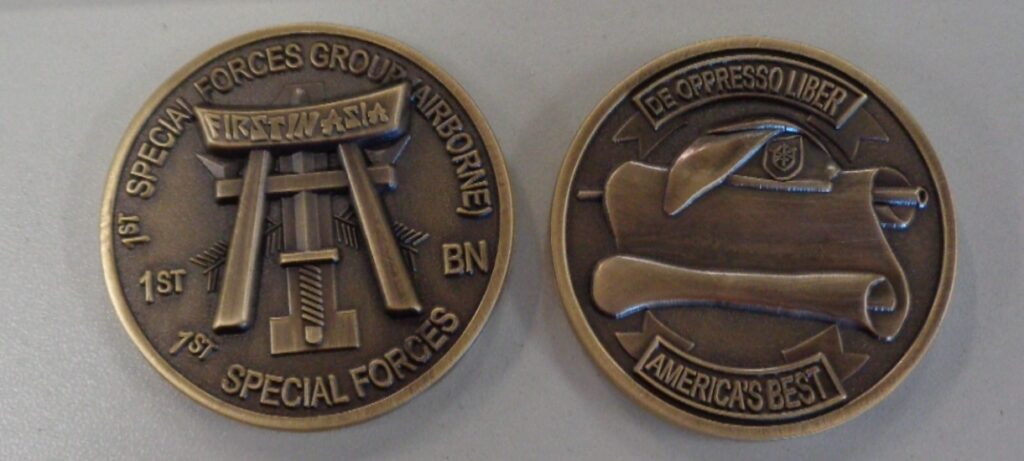 1st Special Forces Group Asia Challenge Coin – MACV-SOG