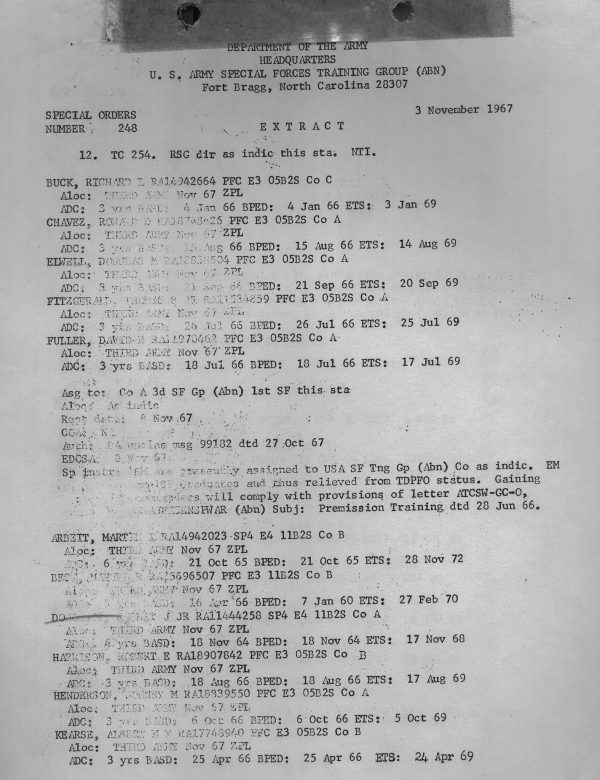 Documents – MACV-SOG