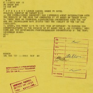 Top Secret Memo – MACV-SOG