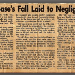 HICKORY RADIO RELAY SITE, HILL 950 – MACV-SOG